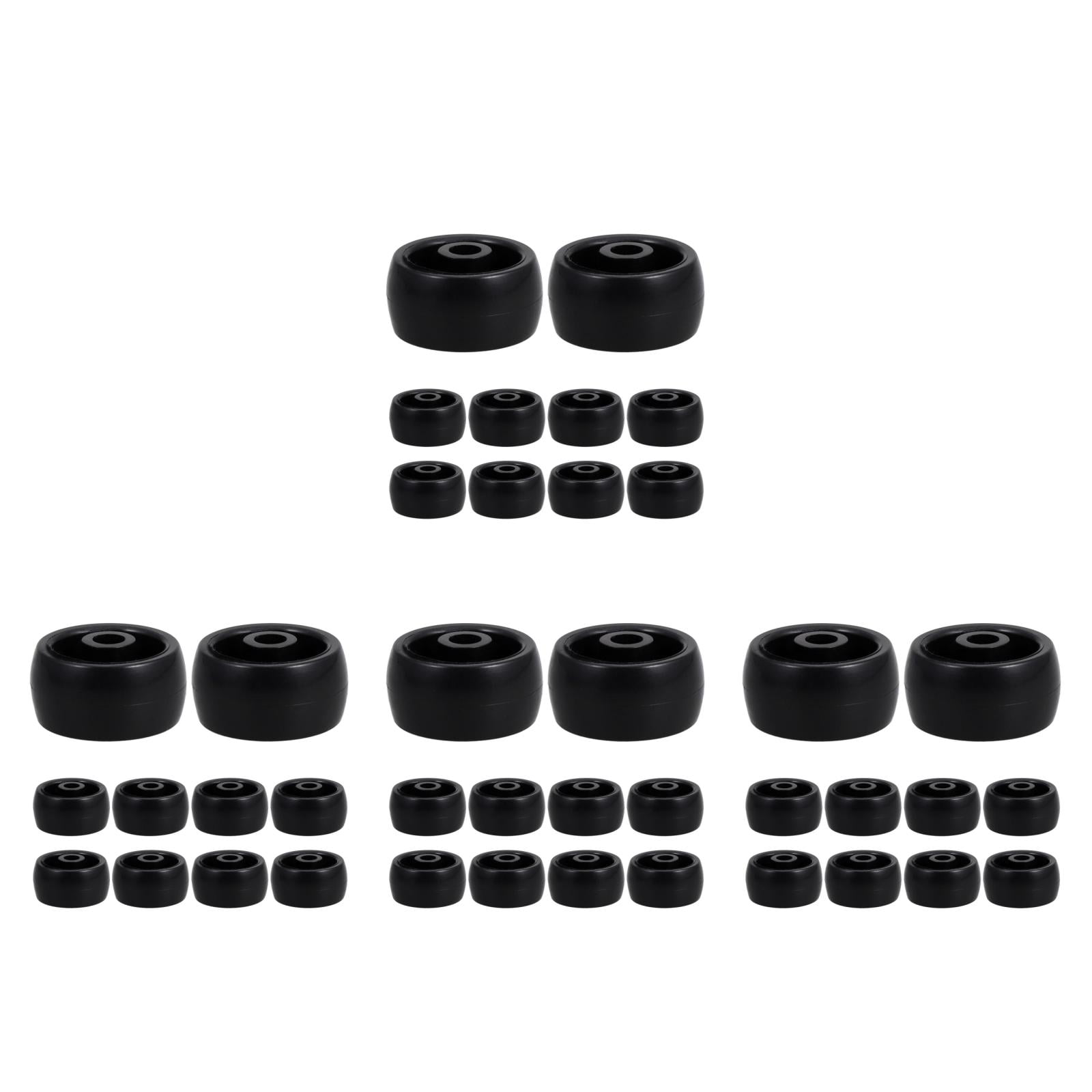 WORGEOUS 40 pcs Heavy Duty Plastic Caster Wheels For Office Chairs And ...