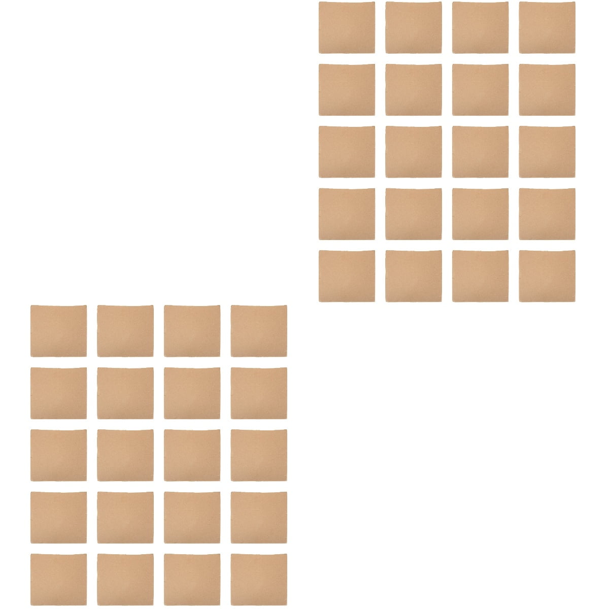 WORGEOUS 40 pcs Kindergarten Handicraft Paperboard Paper-cutting ...