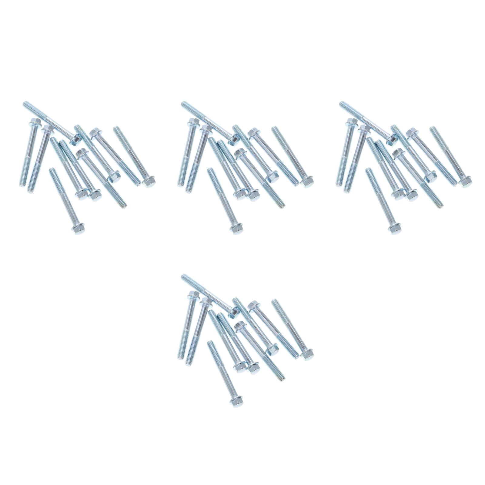 GOOHOCHY HOMEMAXS 40 pcs Motorcycle Engine Mounting Screw Bolt and Nuts ...