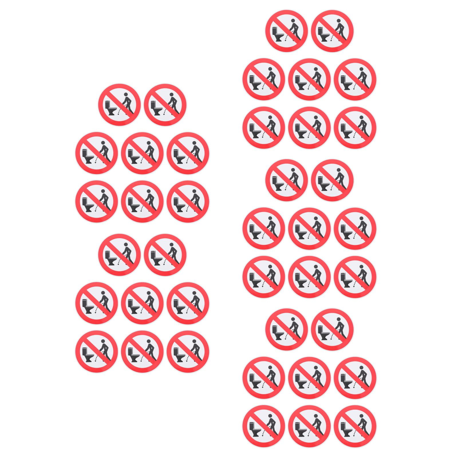 WORGEOUS 40 pcs Potty Training Stickers Potty You Pee on Toilet Reveal ...