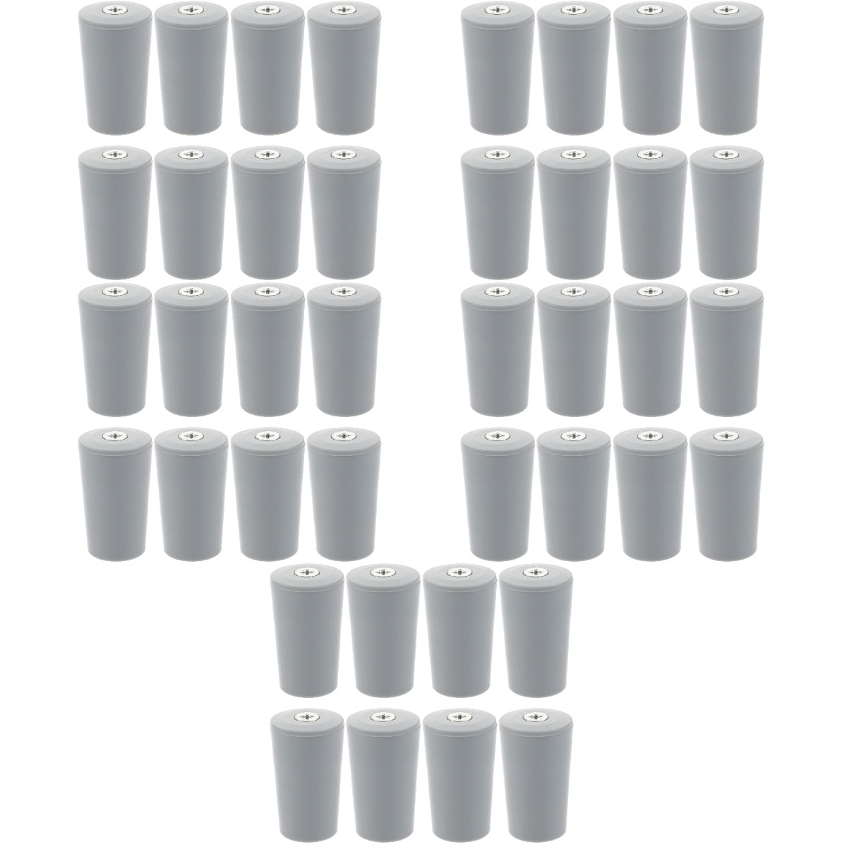 WORGEOUS 40 pcs Roller Shutters Stop Replacement Buffer Furniture ...