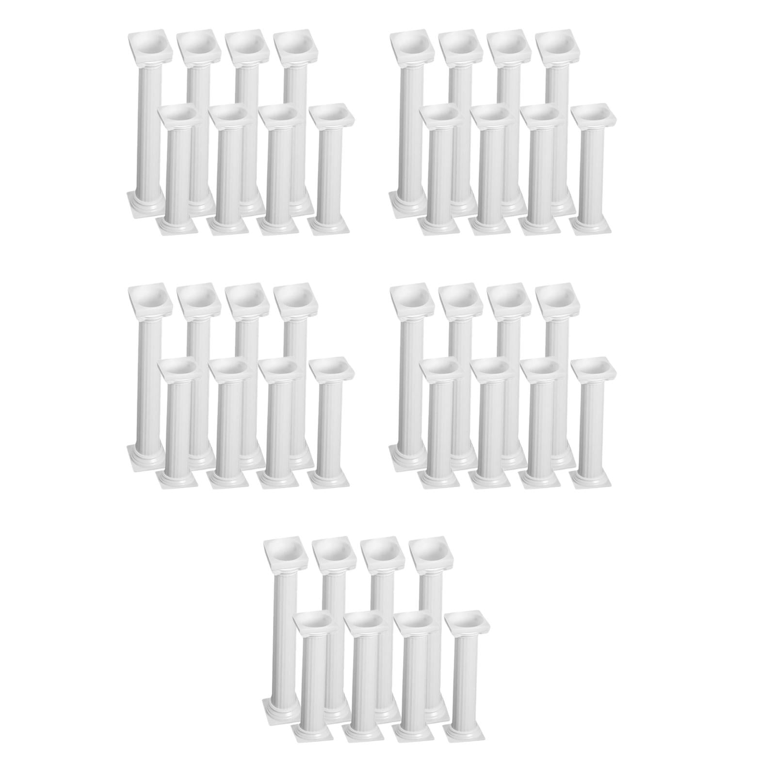 WORGEOUS 40 pcs Roman Column Cake Stand Vintage Roman Pillar Model ...