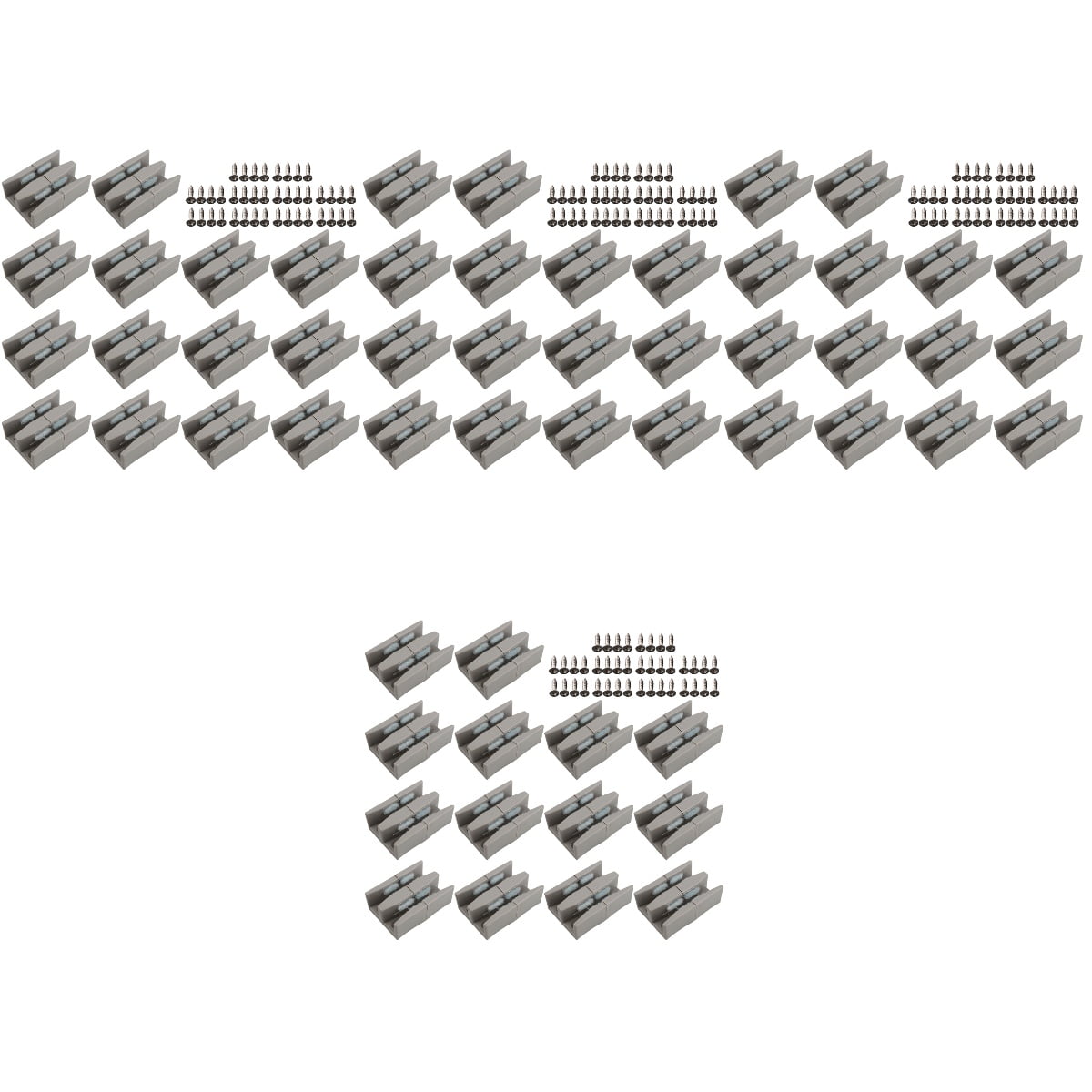 WORGEOUS 40 pcs Shower Door Blocks Shower Door Bumpers Shower Door ...