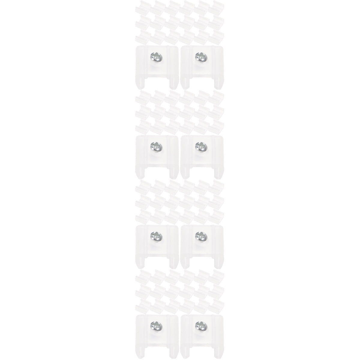 WORGEOUS 400 pcs Strip Light Mounting Clip One Side Led Light Clip Led ...