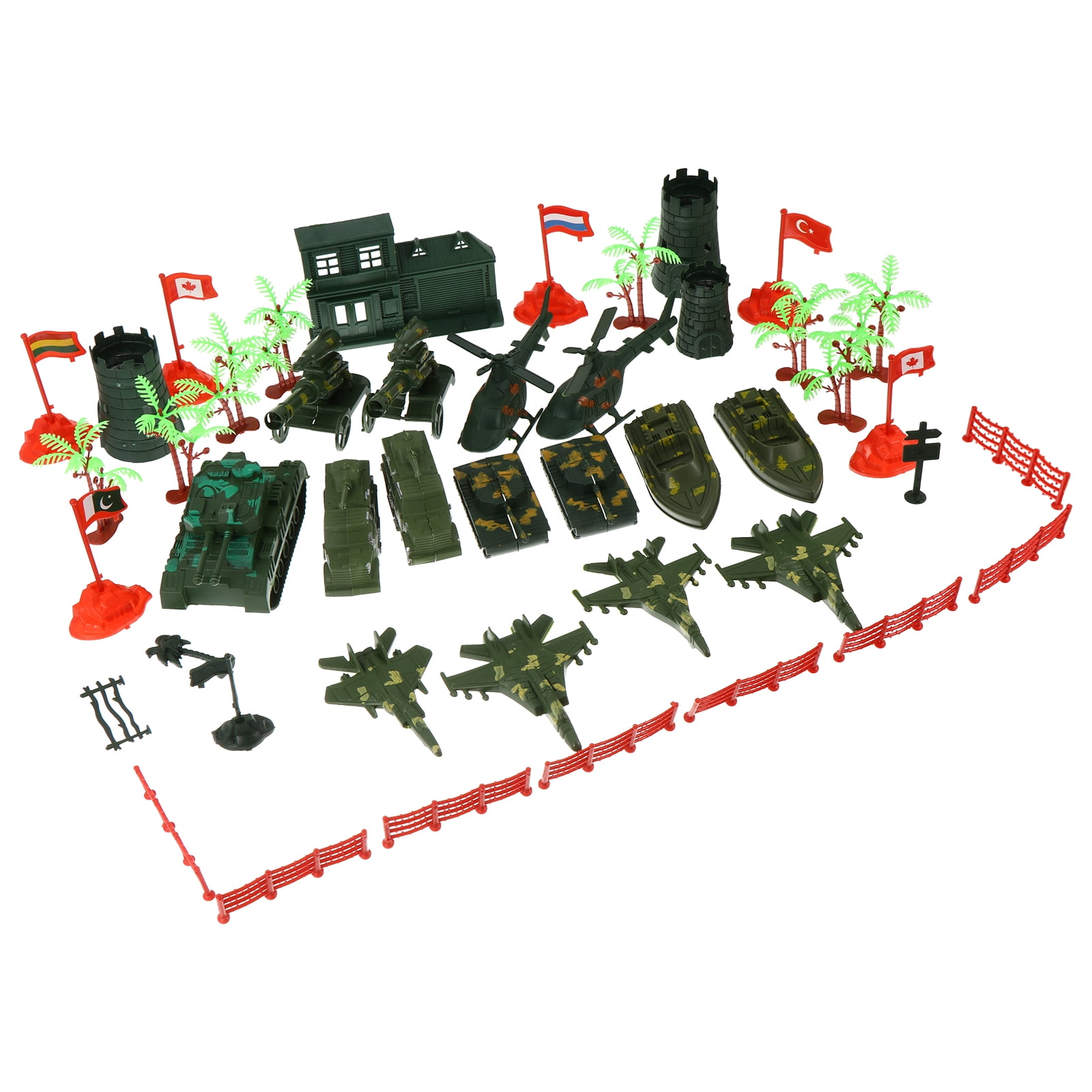 WORGEOUS 41 Pcs Kids Scene Toy Simulated Mechanism Beach Toys Child ...