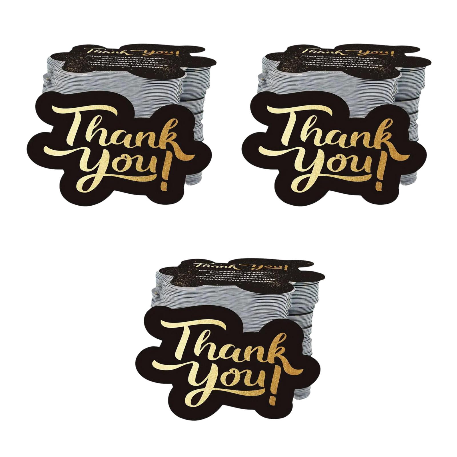WORGEOUS 450 Pcs Thank You Cards Small Business Mini Thank You For ...