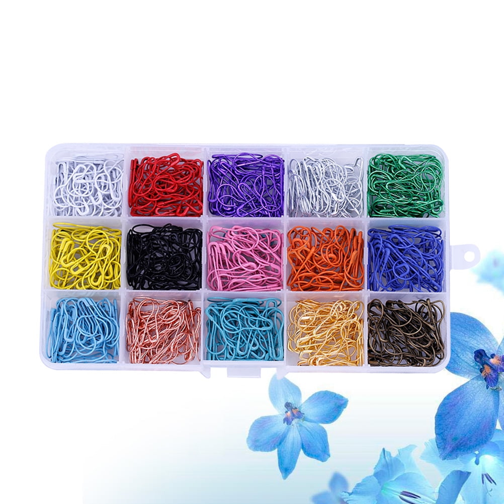 WORGEOUS 450pcs Metal Calabash Gourd Bulb Safety Assorted Color for DIY ...