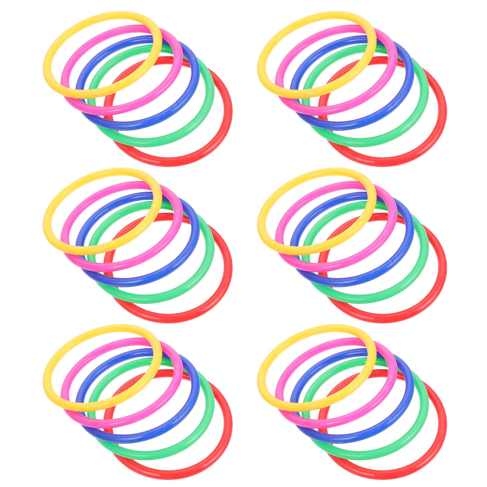 WORGEOUS 48 Pcs Bean Bag Toss Game Basketball Hoop Throwing Ring Toy ...