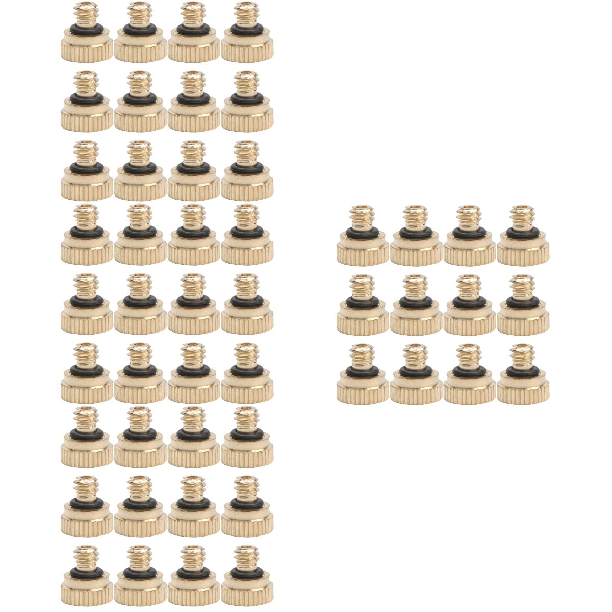 WORGEOUS 48 Pcs Low Pressure Misting Nozzle Brass Atomizing Nozzle for ...