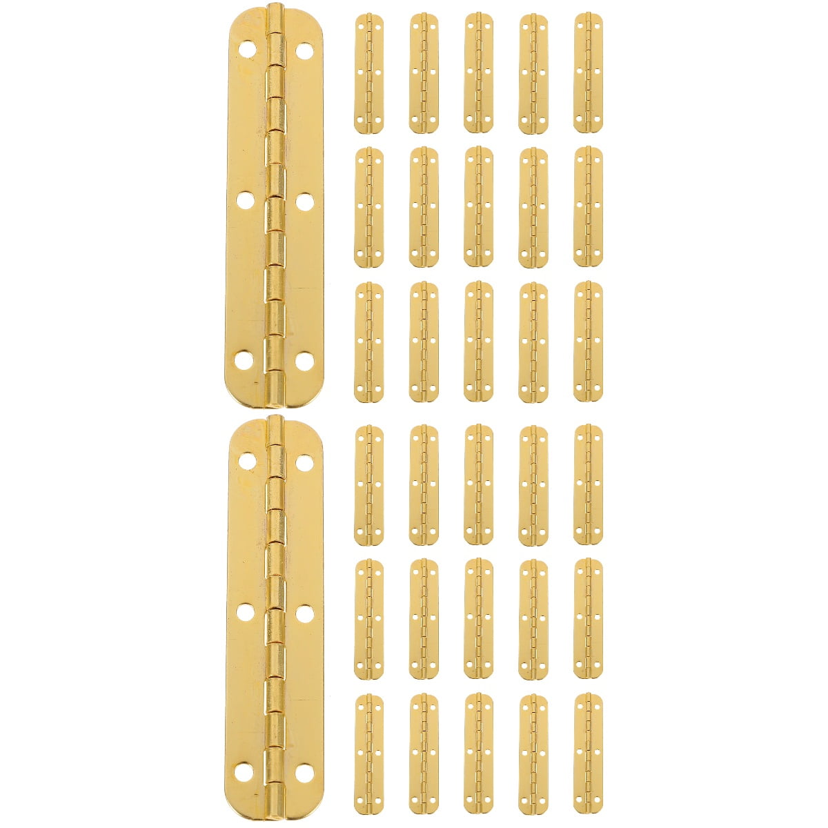 WORGEOUS 48 pcs Metal Hinges Small Jewelry Box Hinge Continuous Piano ...