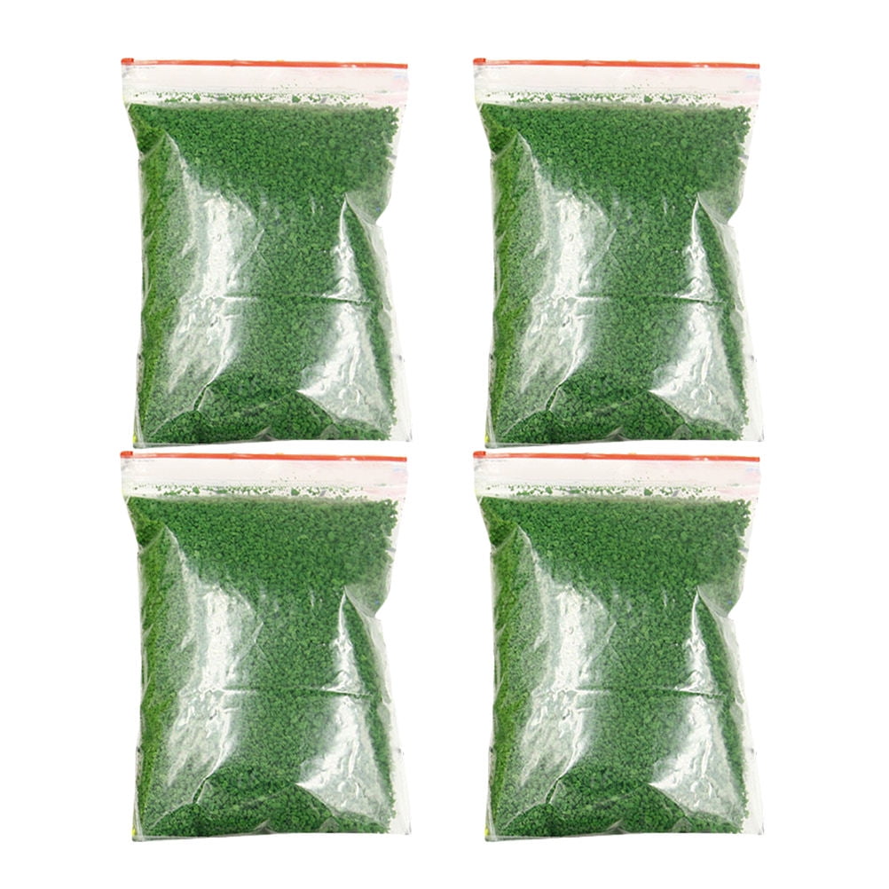 WORGEOUS Modeling Grass Artificial Grass Powder Green 4 Packs For ...