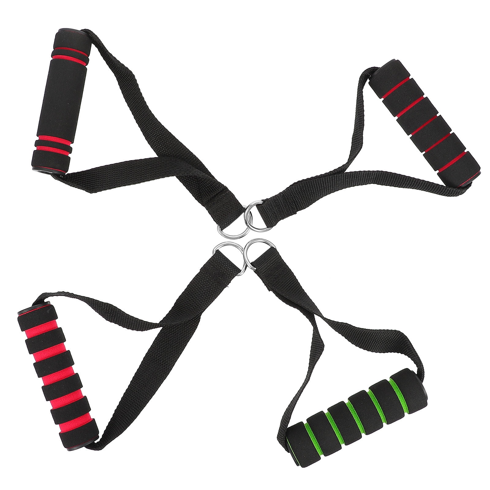 WORGEOUS 4Pcs Ergonomic Exercise Handles Assorted Color Rubber Foam ...