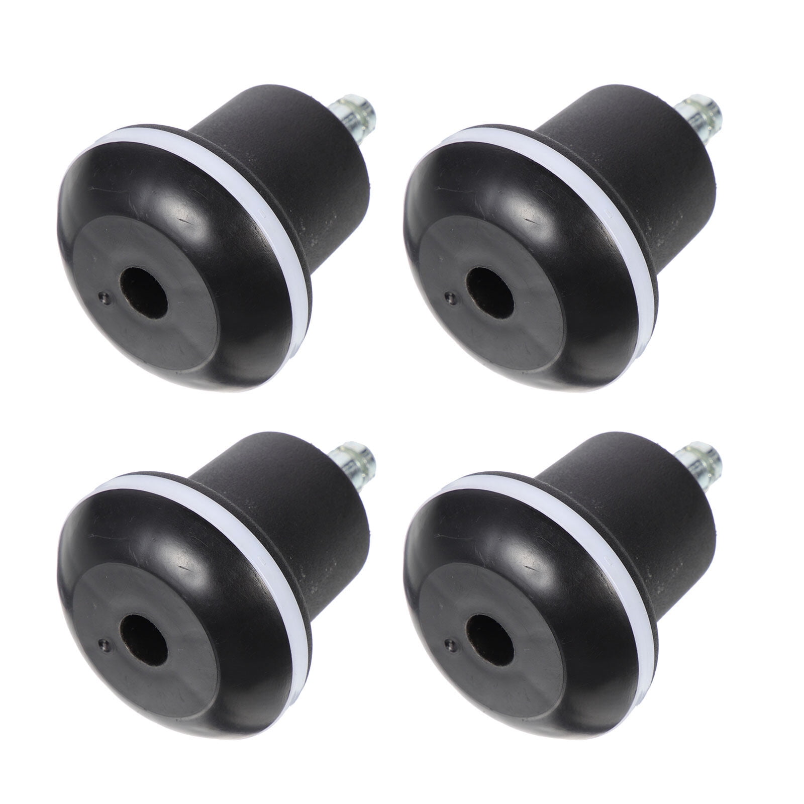 WORGEOUS 4Pcs Footed Office Chair Wheels Replacement Feet Chair Fixing ...