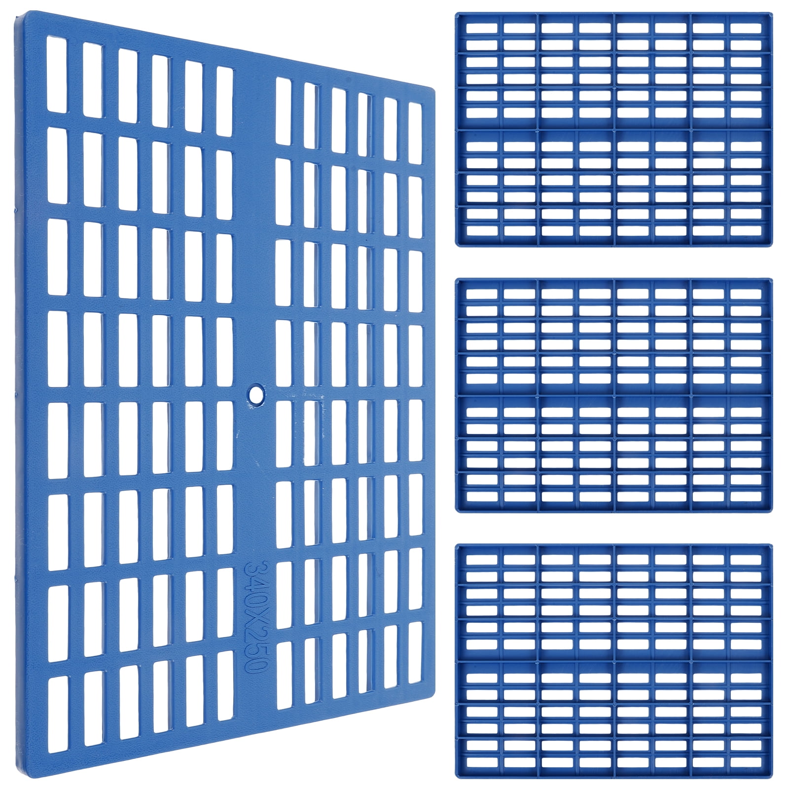 WORGEOUS 4Pcs Plastic Rabbit Cage Mat Rabbit Floor Mat Small Animal ...