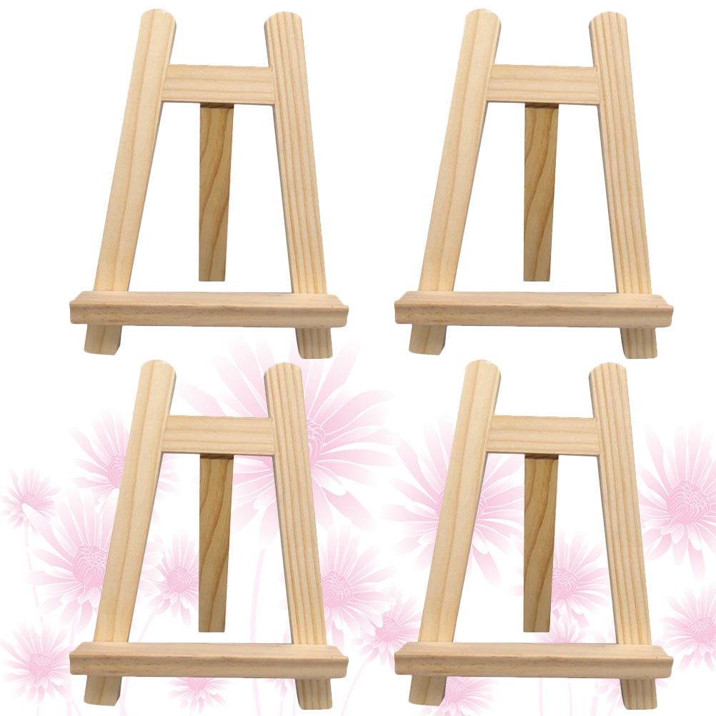 WHAMVOX Wooden Easel for Photo Frame and Painting Display Khaki Color ...