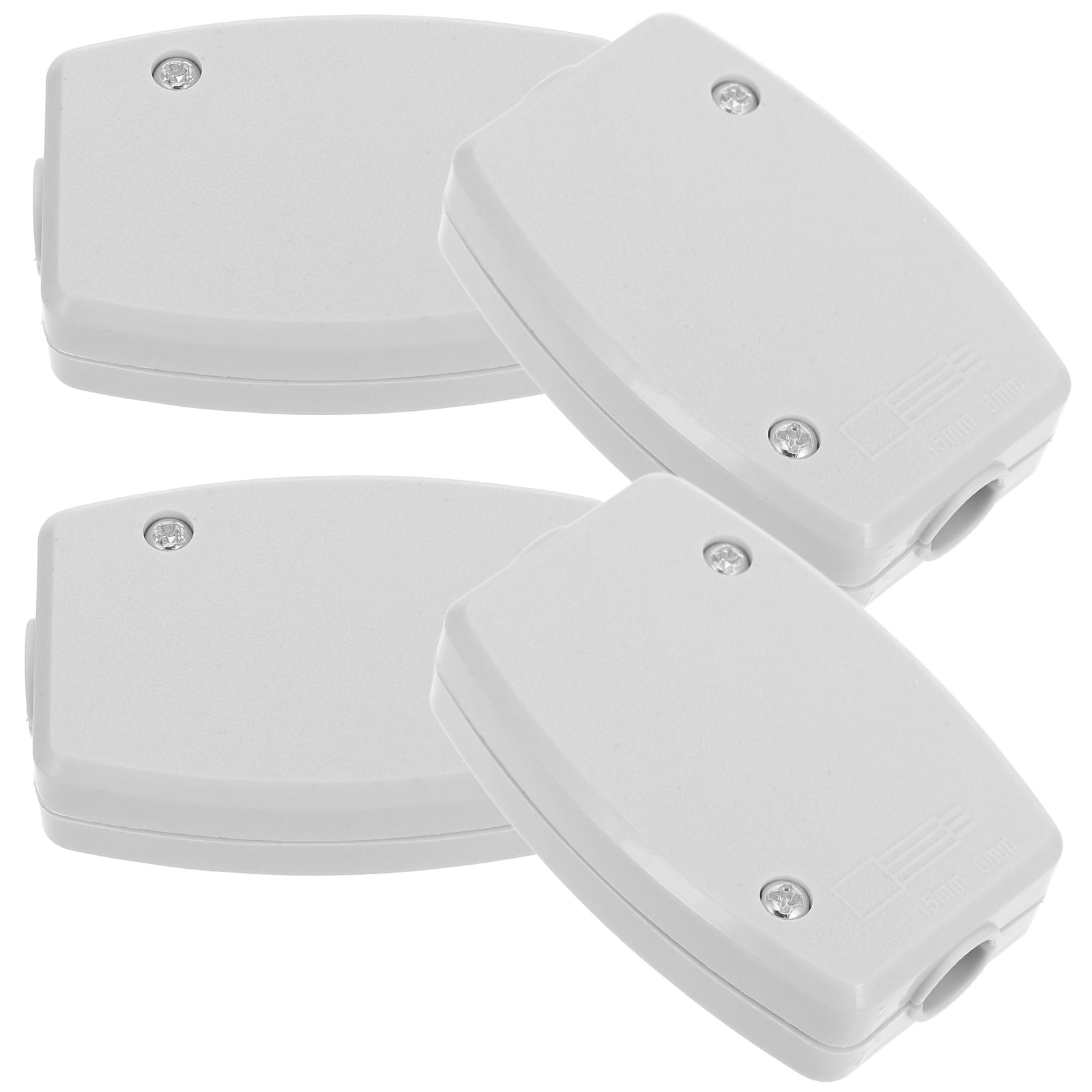 WORGEOUS 4Pcs White Terminal Junction Box Terminal Wire Connectors for ...