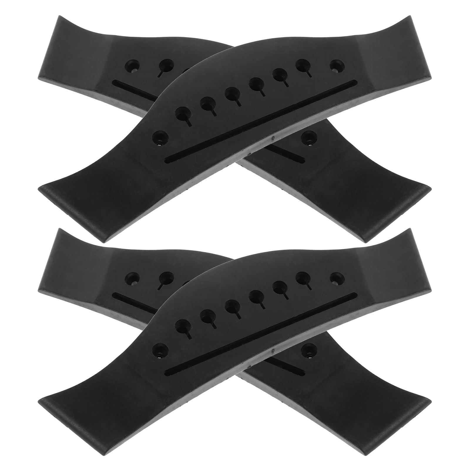 WORGEOUS 4pcs Acoustic Guitar Bridge Saddle Guitar Bridges Replacement ...