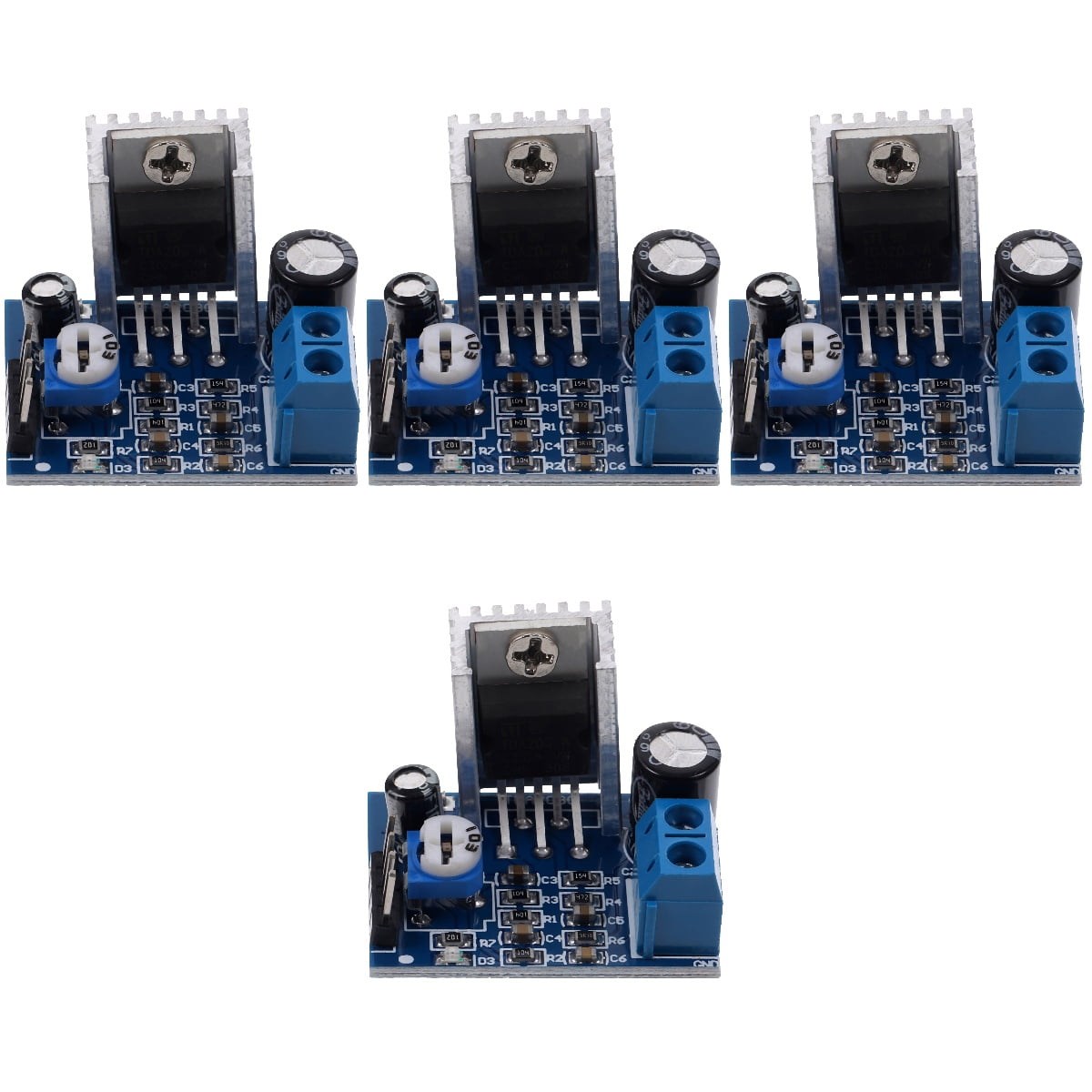 WORGEOUS 4pcs Audio Component Amplifier Stereo Module Board Volume ...