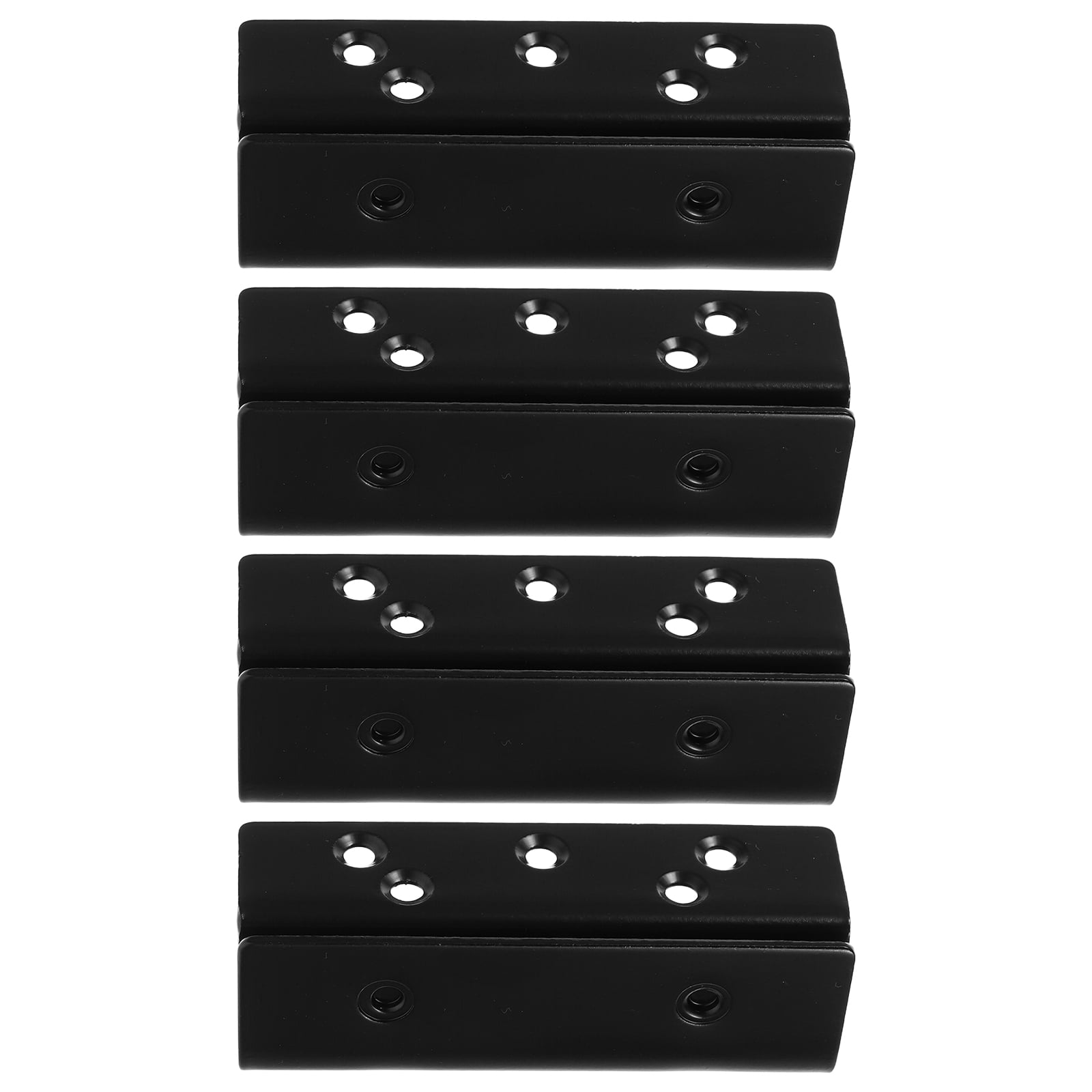 WORGEOUS 4pcs Bed Rail Attachment Hardware Heavy Duty Bed Frame Rail ...