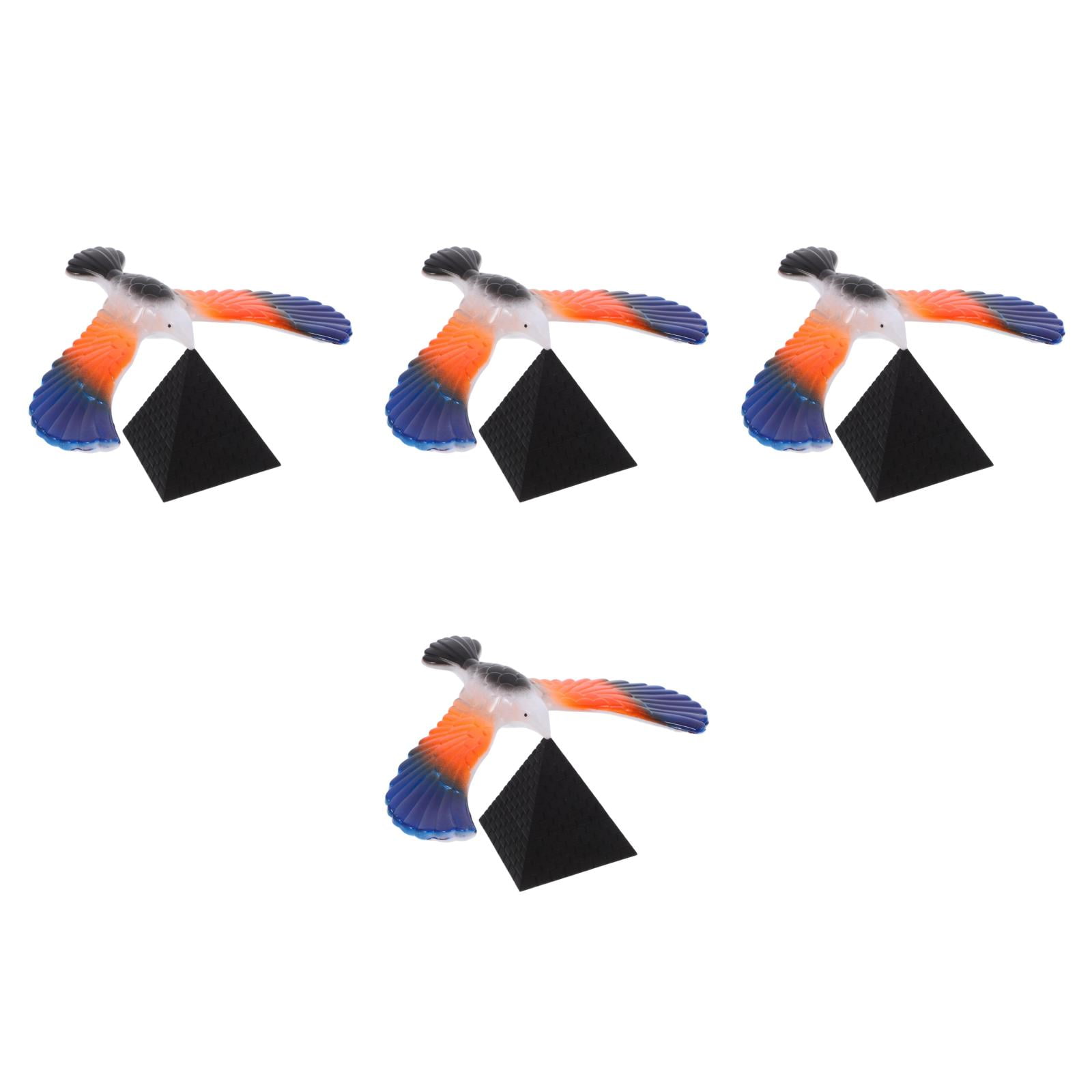 WORGEOUS 4pcs Bird Balance Toy with Pyramid Stand Unique Balancing Bird ...