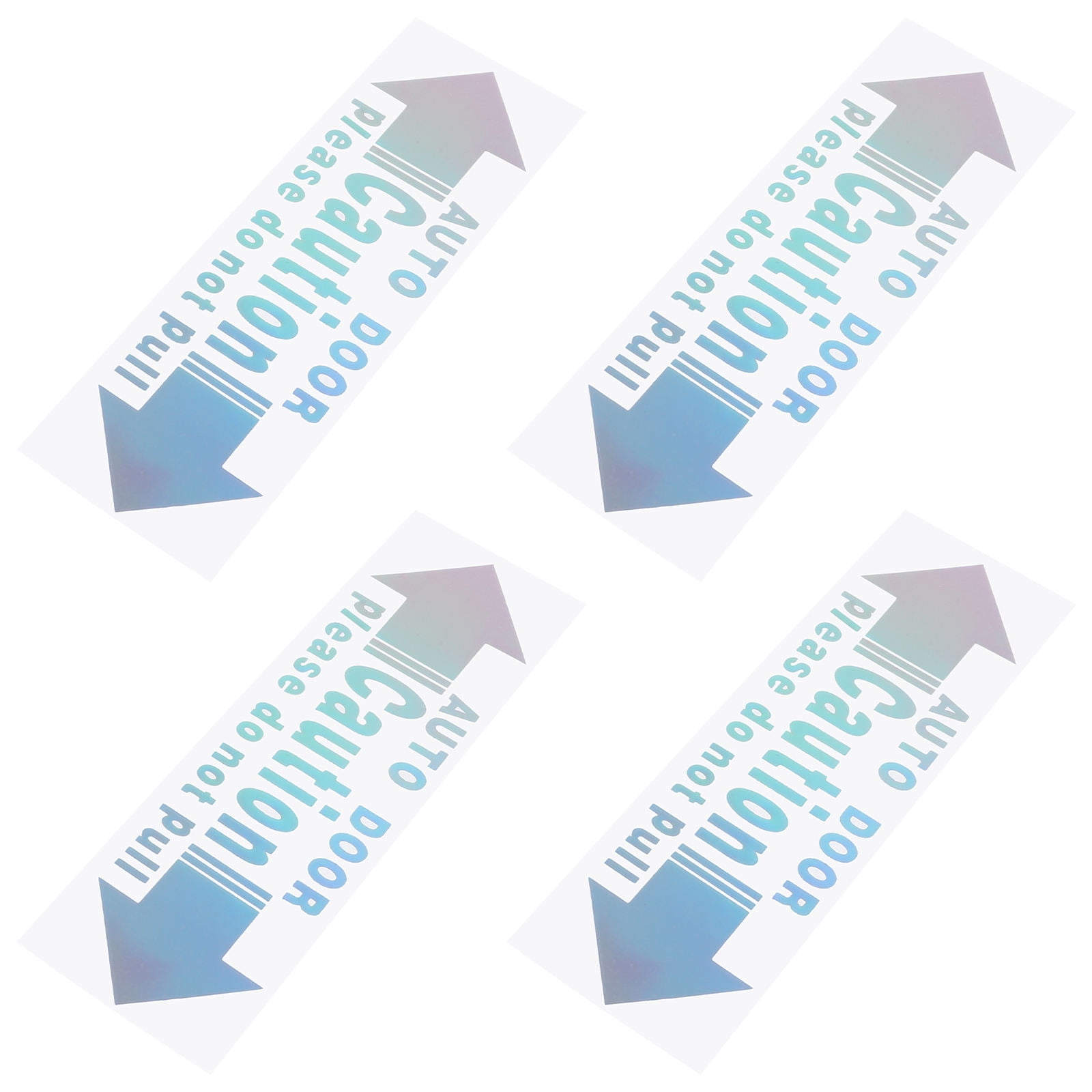 WORGEOUS 4pcs Car Door Handle Stickers Self Adhesive Automatic Sliding ...