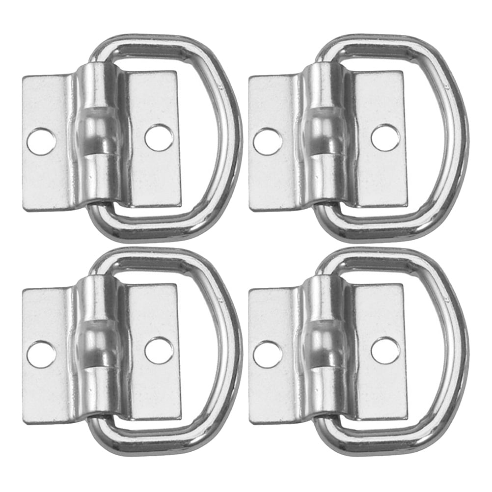 WORGEOUS 4pcs Car Trunk Tie Down Anchors Truck Anchor Ring Trailer Tie ...