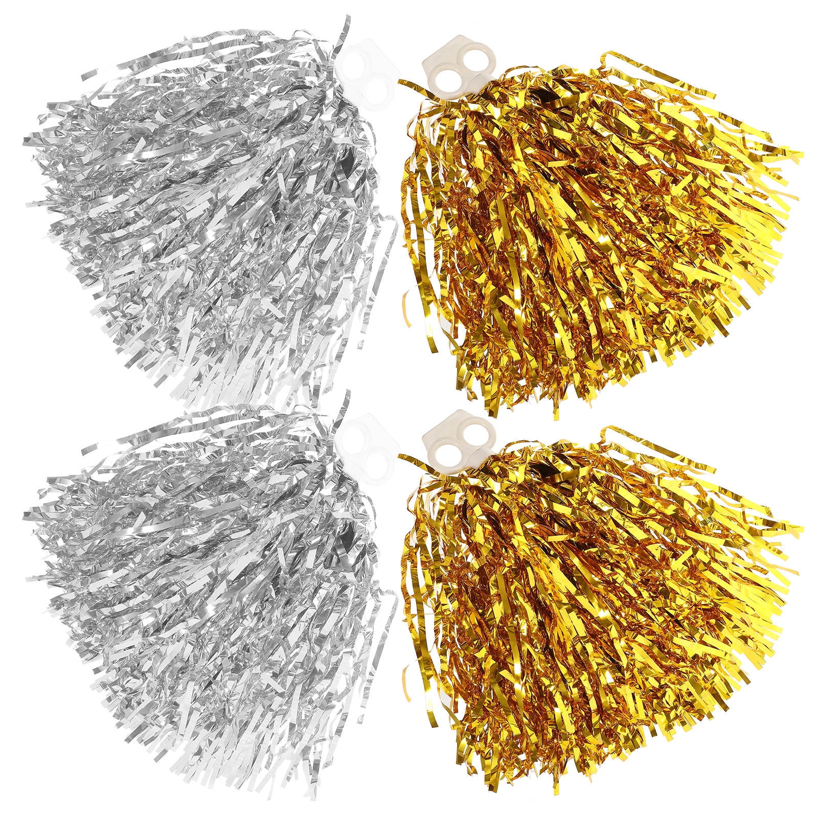 WORGEOUS 4pcs Cheerleading Pom Poms Party Cheering Props Gymnastics ...
