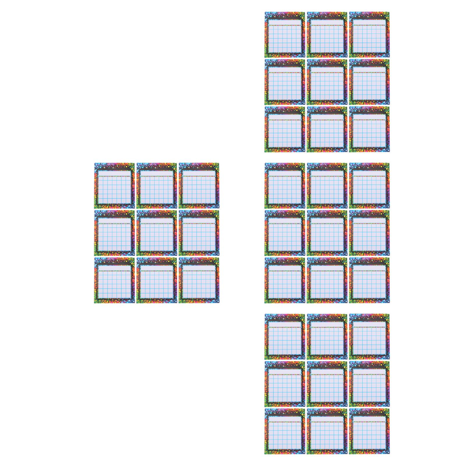 WORGEOUS 4pcs Incentive Chart Behavior Reward Chart 50pcs Kids Management Classroom Reward ...