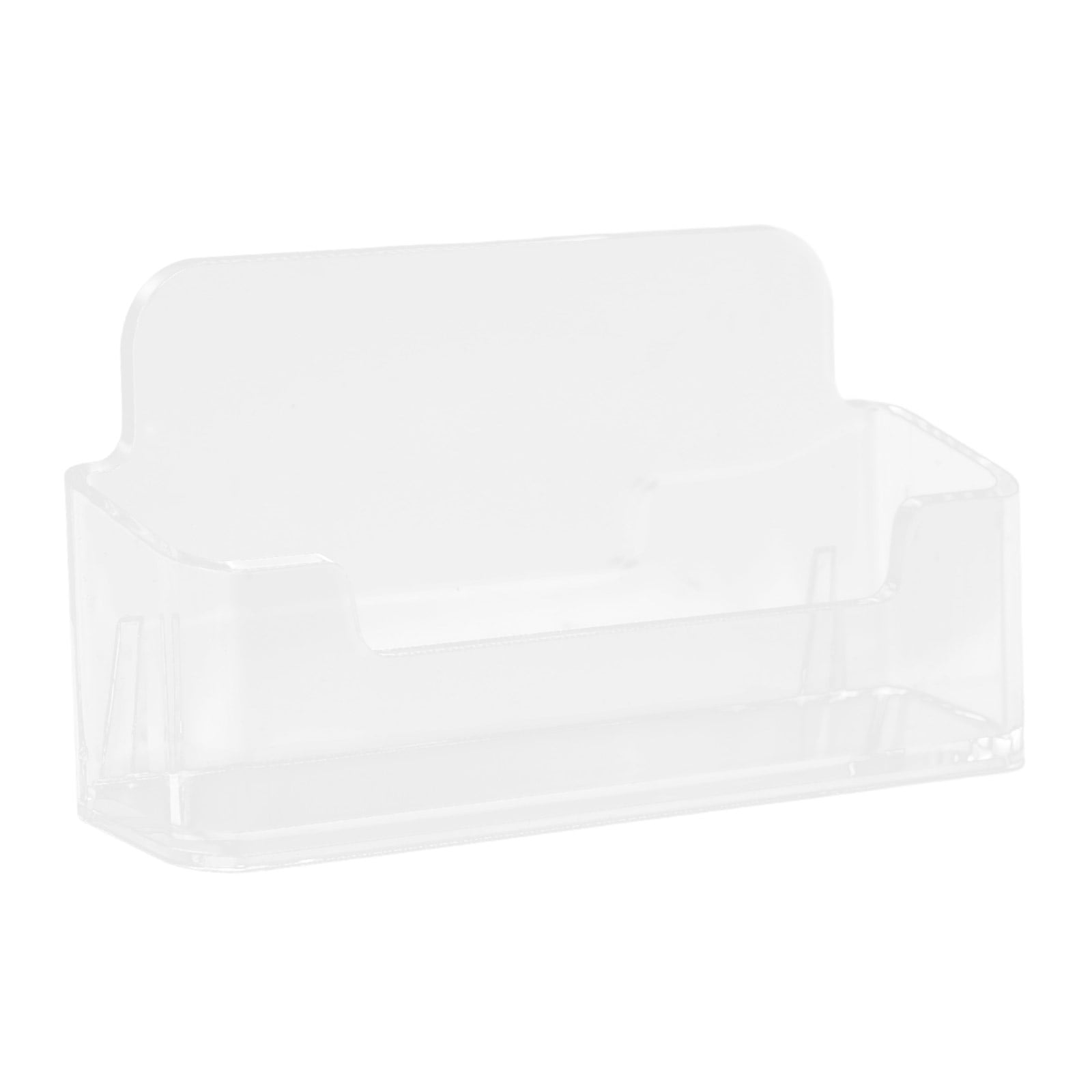 WORGEOUS 4pcs Clear Acrylic Business Cards Holder Transparent Name ...