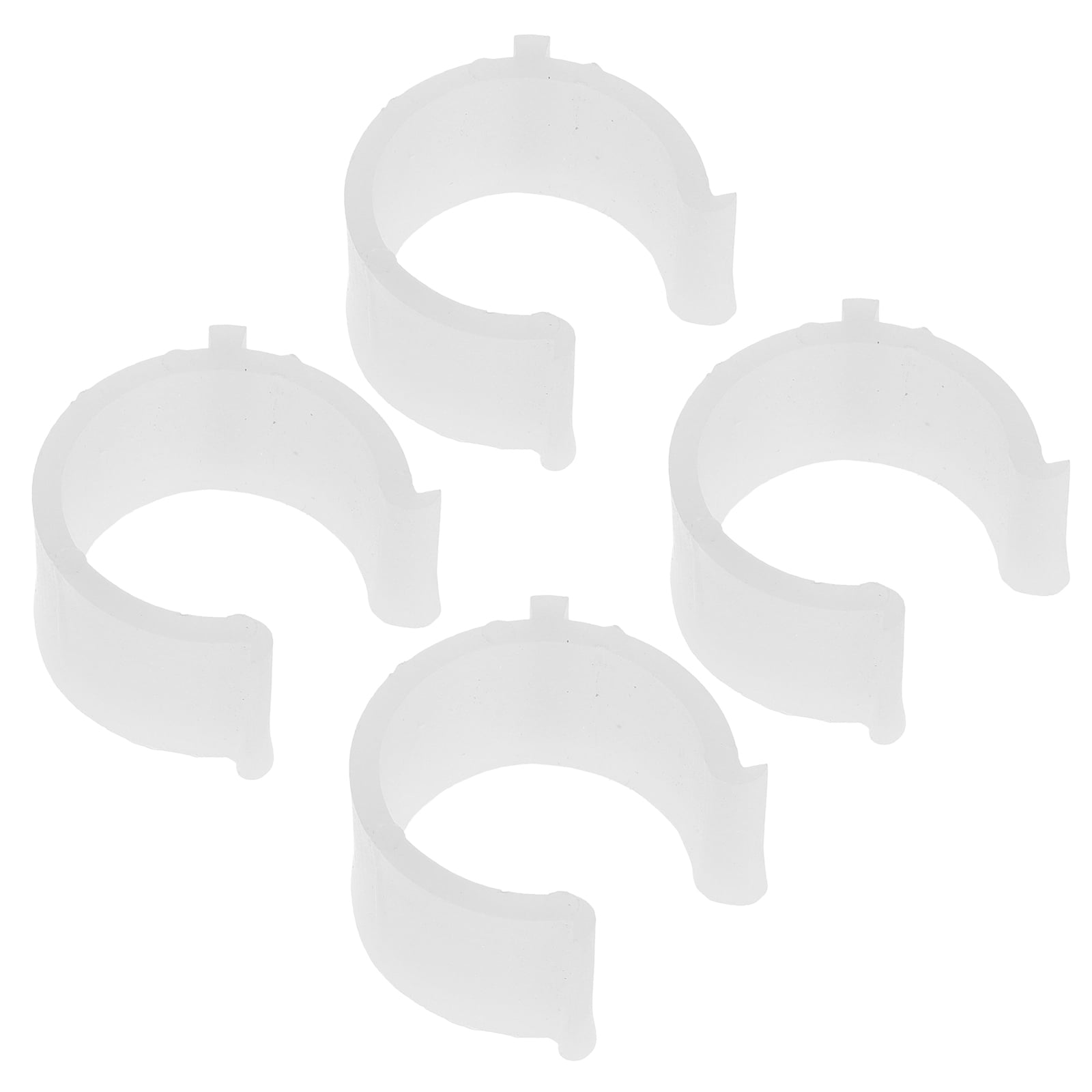 WORGEOUS 4pcs Curtain Rod Center Support Buckle Curtain Rod Bracket ...