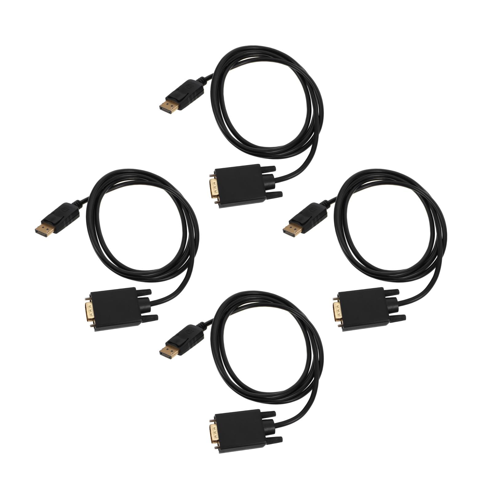 WORGEOUS 4pcs Dp To Vga Transition Cable For Desktop Or Laptop 1080p ...