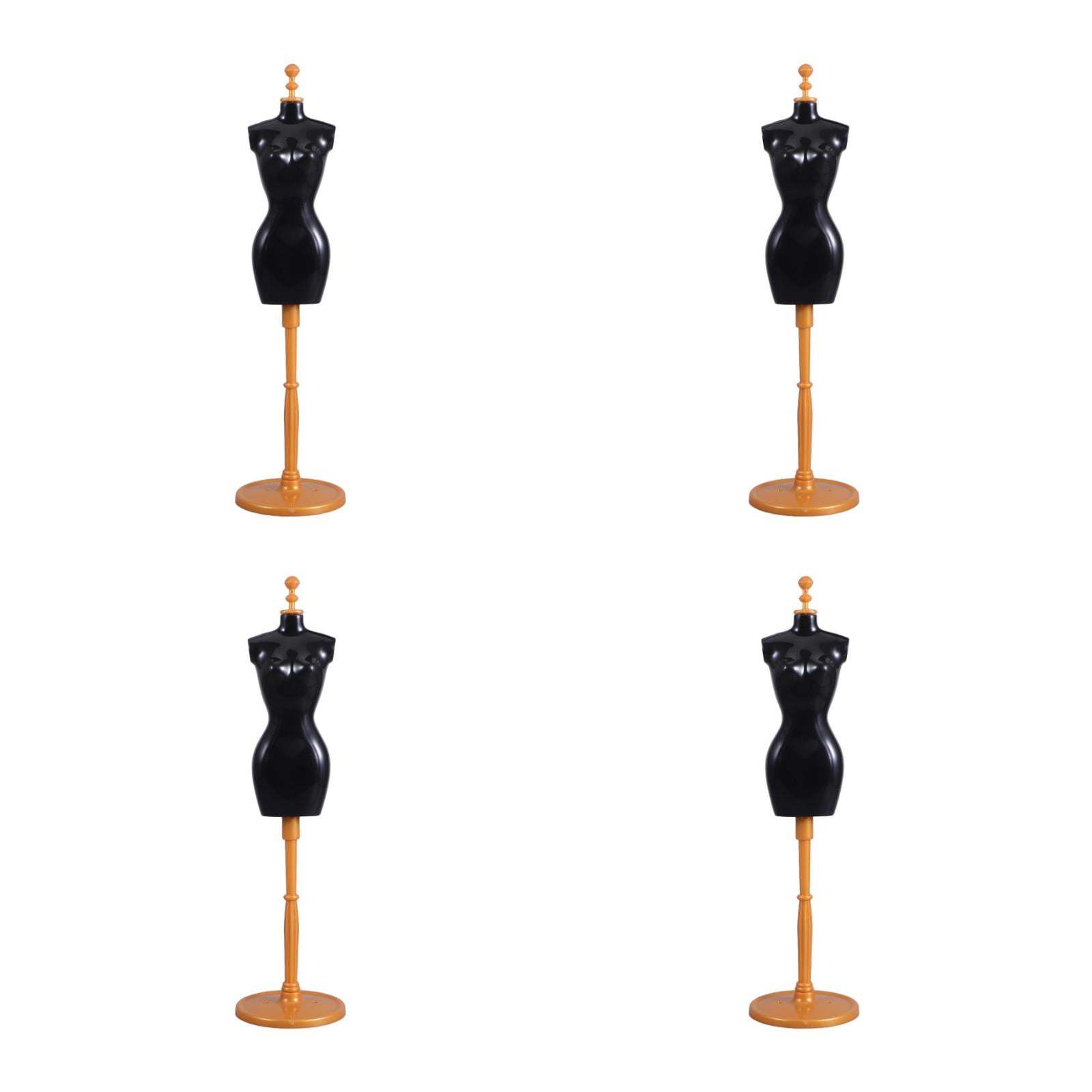 WORGEOUS 4pcs Dress Form Mannequin Torso with Stand for Sewing and Doll ...