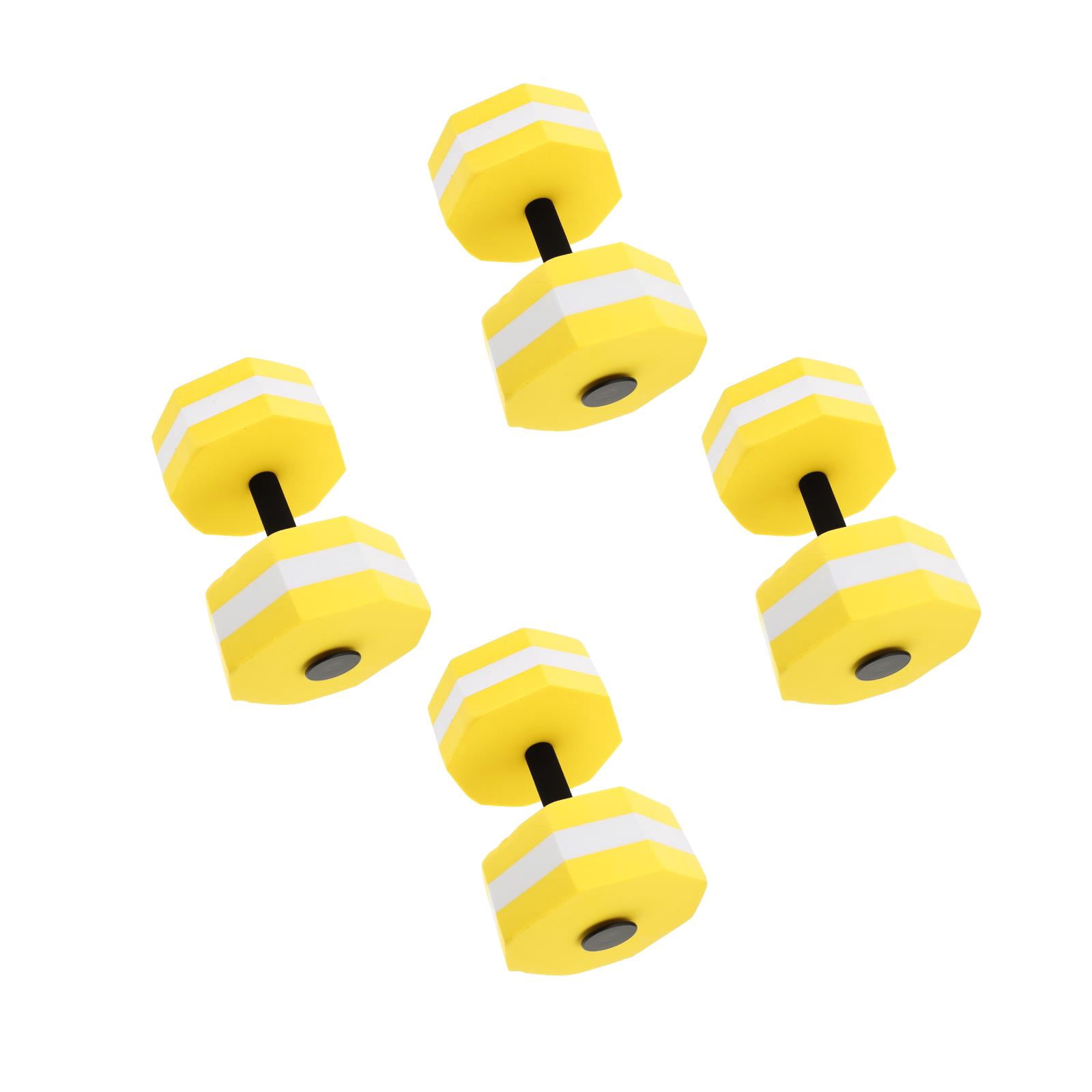 WORGEOUS 4pcs Dumbbell Pool Weight Water Fitness Equipment Floating ...