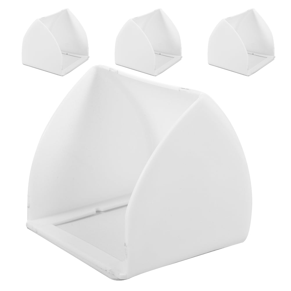 WORGEOUS 4pcs Electric Plug Outlet Cover Plastic Safety Plug Socket ...