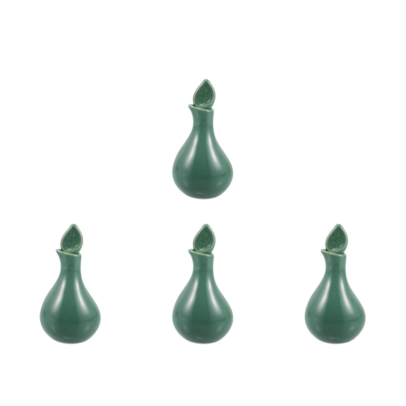 WORGEOUS 4pcs Essentials Oil Diffusers Small Japanese Ceramic Soy Sauce ...