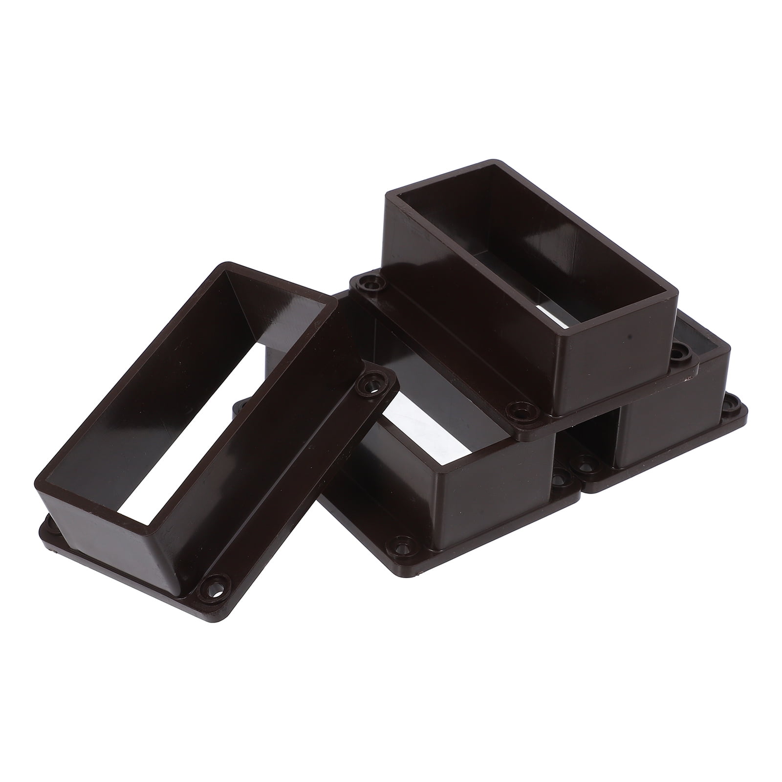 WORGEOUS 4pcs Fence Bracket Connectors Outdoor Garden Wood Guardrail ...