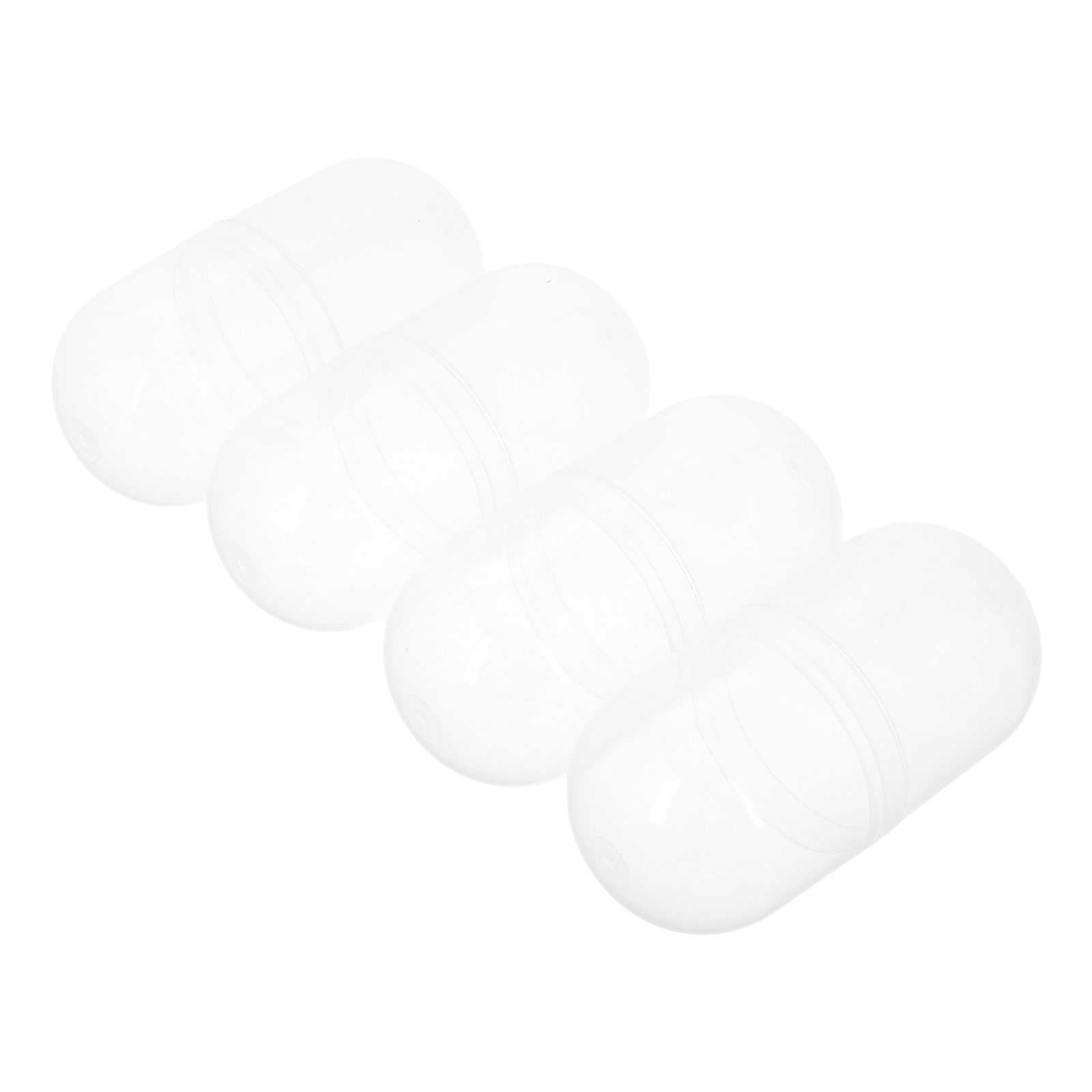 WORGEOUS 4pcs Fillable Empty Capsules Balls For Vending Machine Toys ...