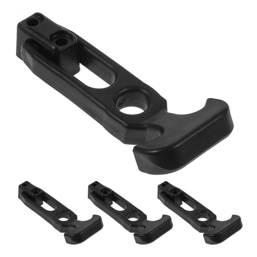 WORGEOUS 4pcs Flexible Rubber Hood Latches Vehicle Engine Hood Latches ...