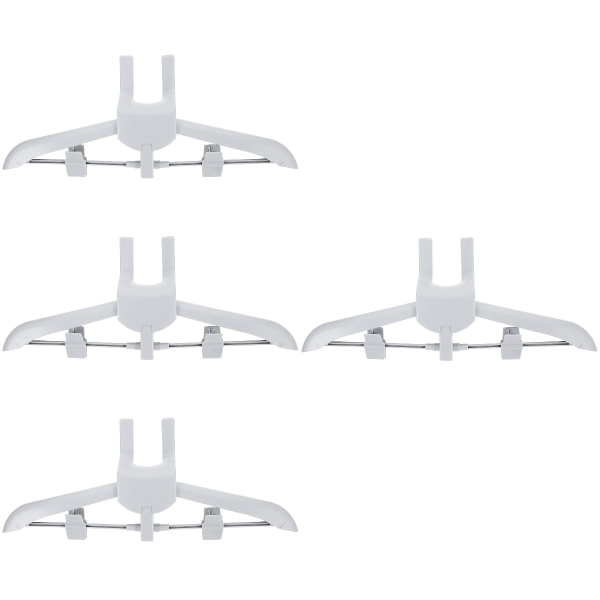 WORGEOUS 4pcs Foldable Garment And Clothes Drying Rack Garment Hanger ...
