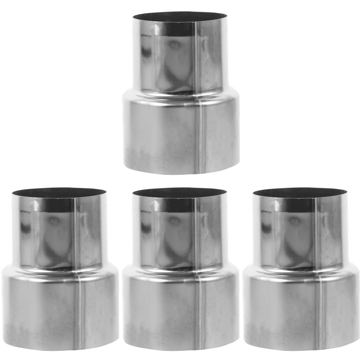 WORGEOUS 4pcs Gas Heater Adapter Stainless Steel Tube Connector Water ...