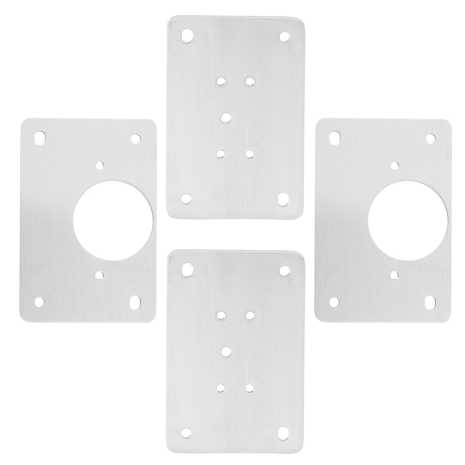WORGEOUS 4pcs Hinge Repair Plate Kitchen Hinge Repair Plates Hinge ...