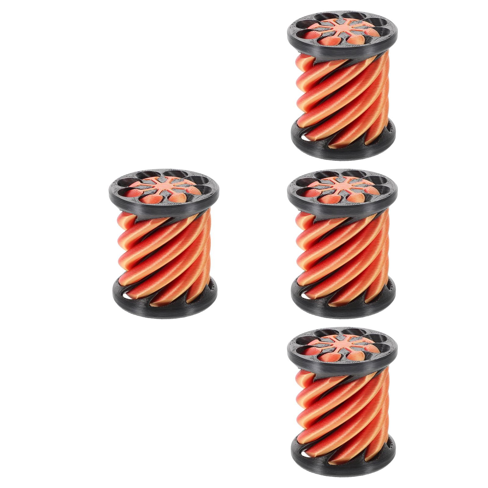 WORGEOUS 4pcs Impossible Cylinder Passthrough Spiral Sculpture 3d ...