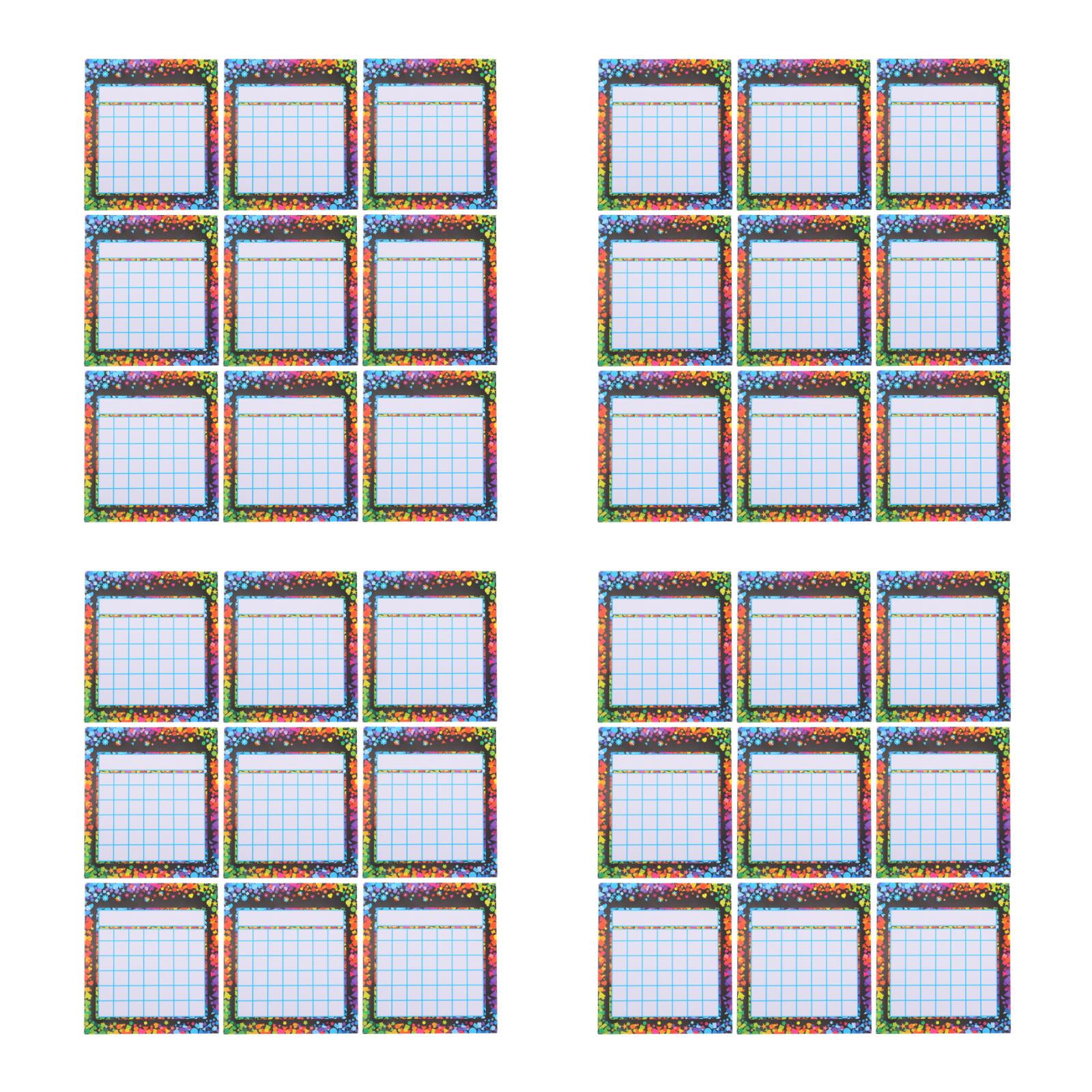 WORGEOUS 4pcs Incentive Reward Chart For Kids 50pcs Classroom Reward ...