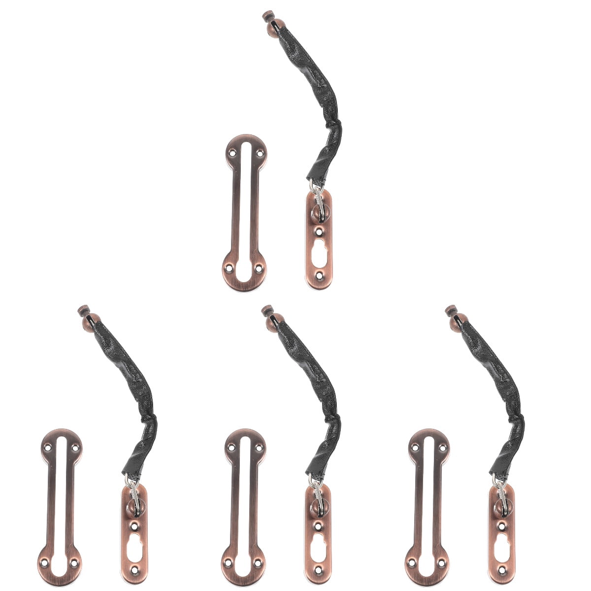 WORGEOUS 4pcs Inside Door Lock Latch Security Door Lock Reinforcement ...