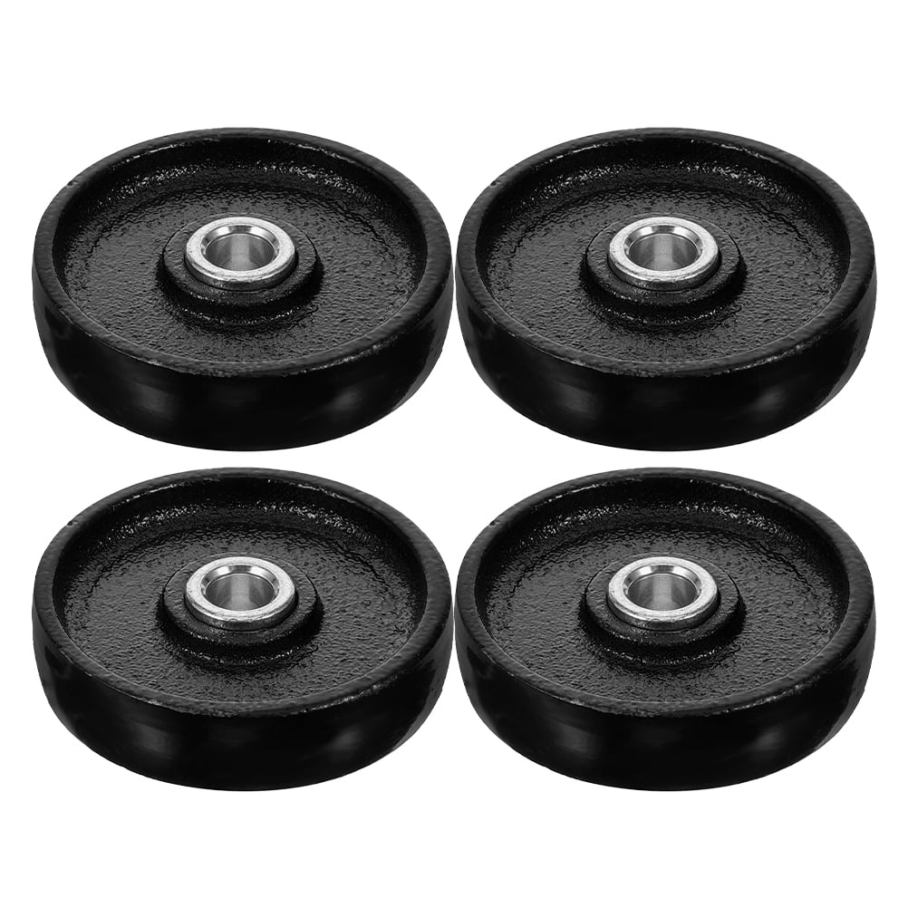 WORGEOUS 4pcs Jack Wheel Universal Hydraulic Jack Front Wheels Replacement Bearing Wheel Trailer ...