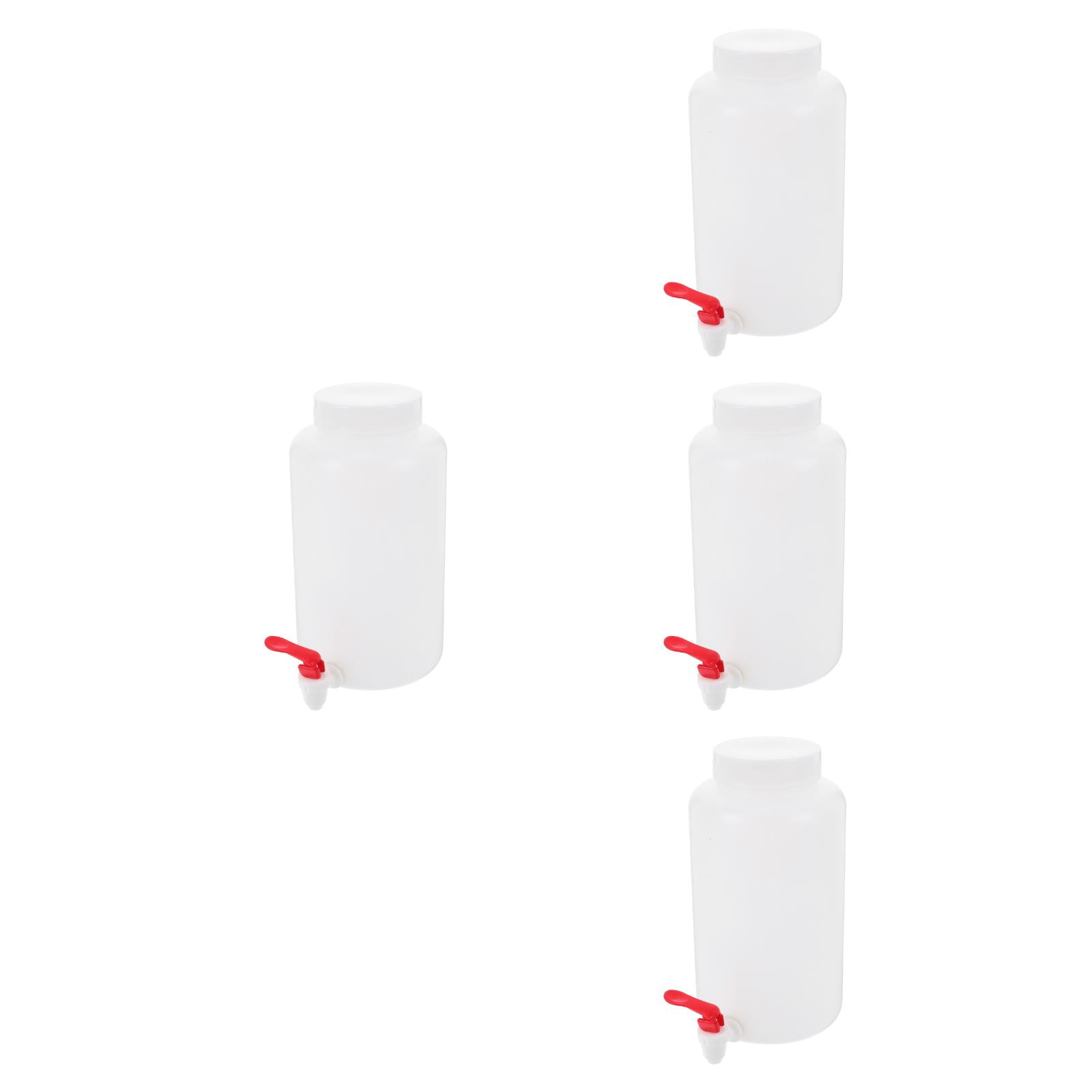 WORGEOUS 4pcs Lab Dispensing Jug Spigot Dispenser Reagent Storage ...