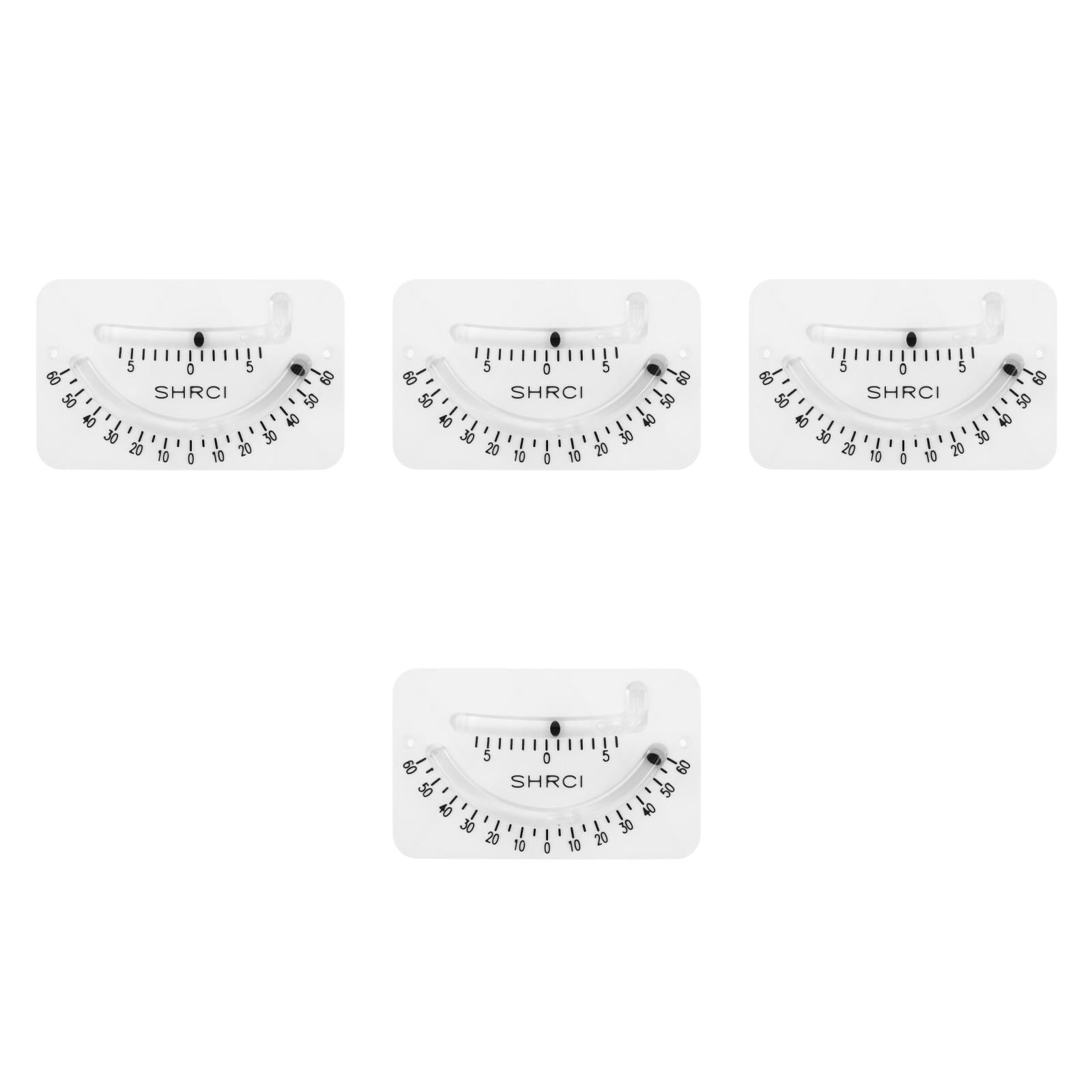 WORGEOUS 4pcs Marine Clinometer Level Measurement Tool Angle Finder ...