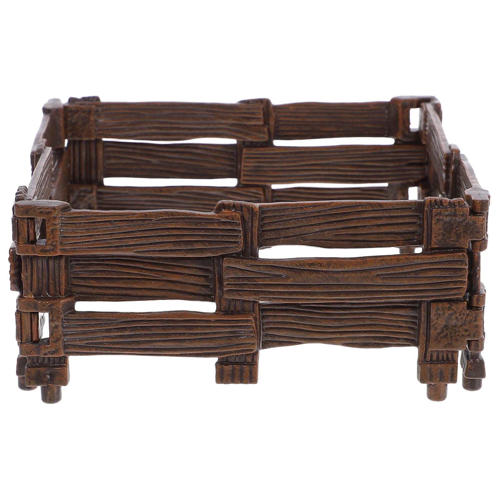 WORGEOUS 4pcs Miniature Fence For Farm Fence Toys Plastic Garden Fence ...