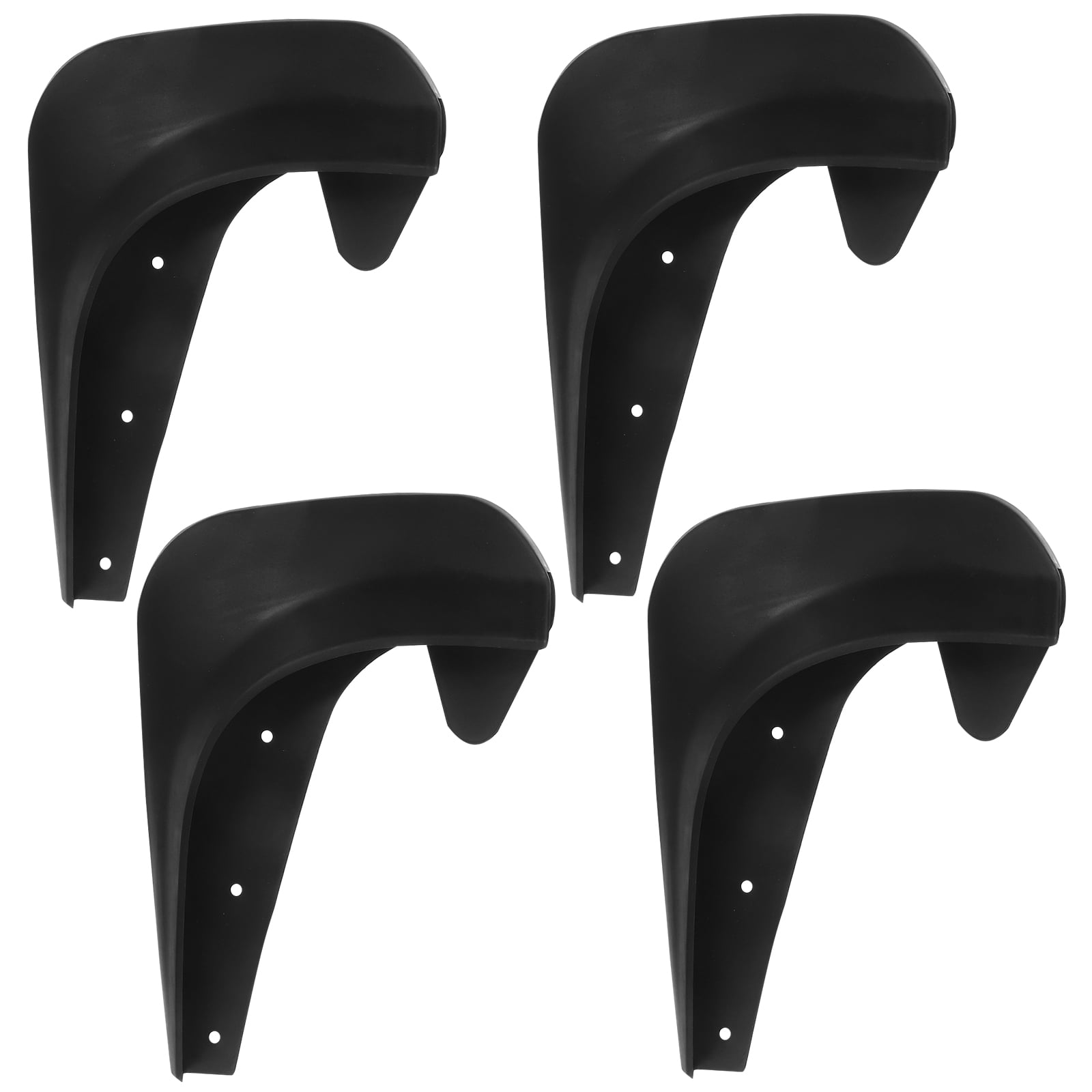 WORGEOUS 4pcs Mud Guard Tire Splash Guard Car Tire Mud Flap Rear Wheel ...