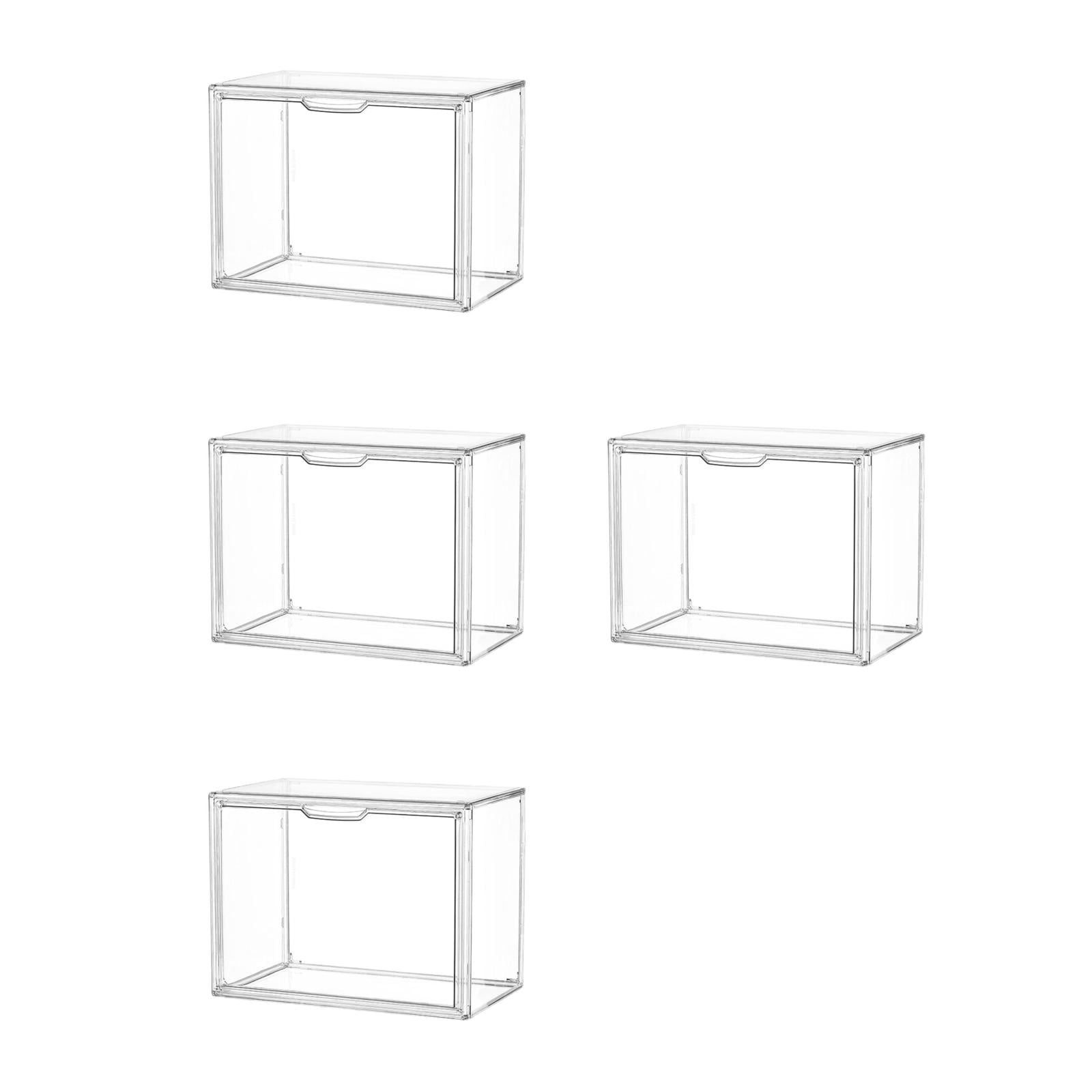 WORGEOUS 4pcs Multi-function Storage Box Home Office Book Storage Case ...